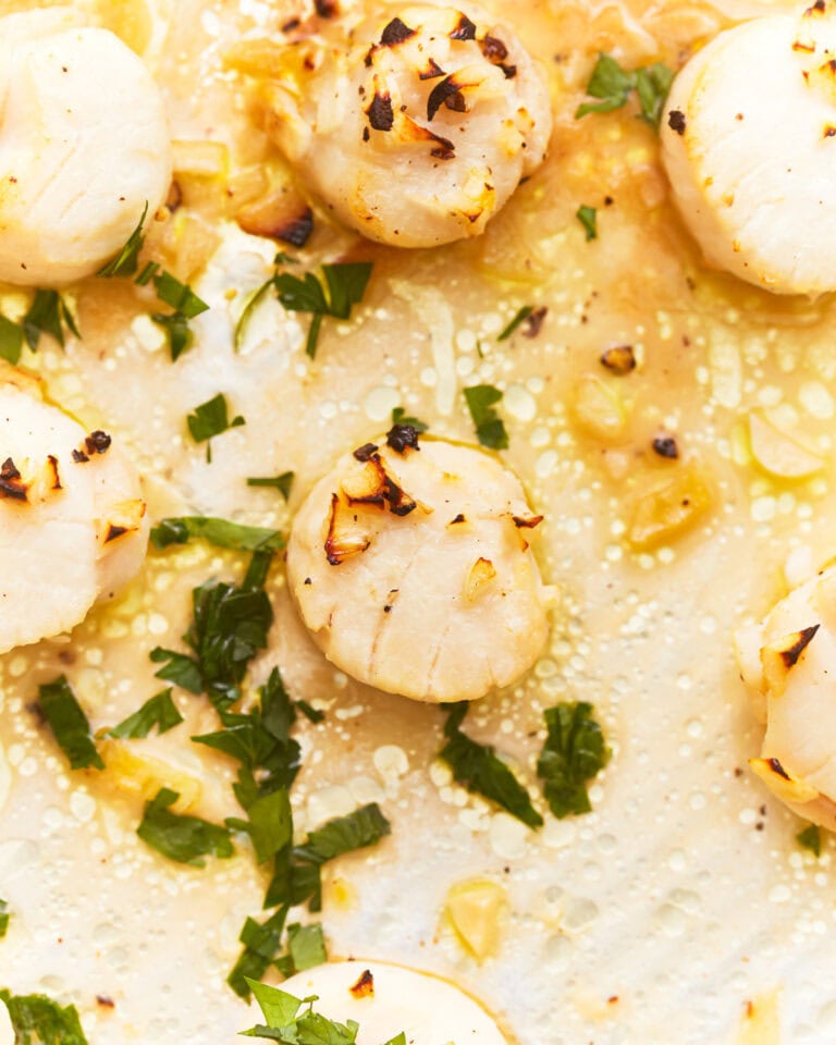 Broiled Scallops - Mama Knows Gluten Free