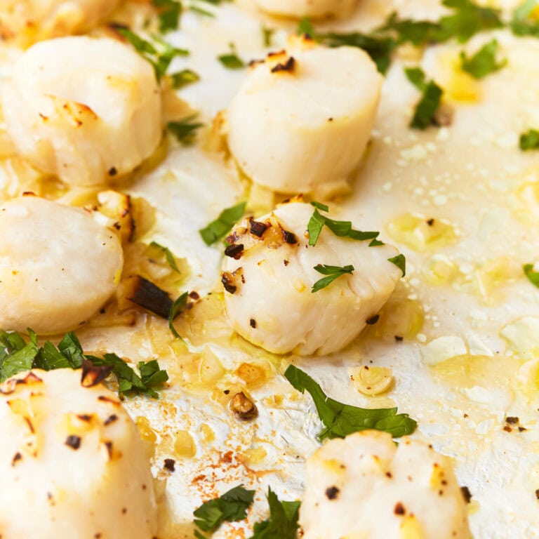 Broiled Scallops - Mama Knows Gluten Free