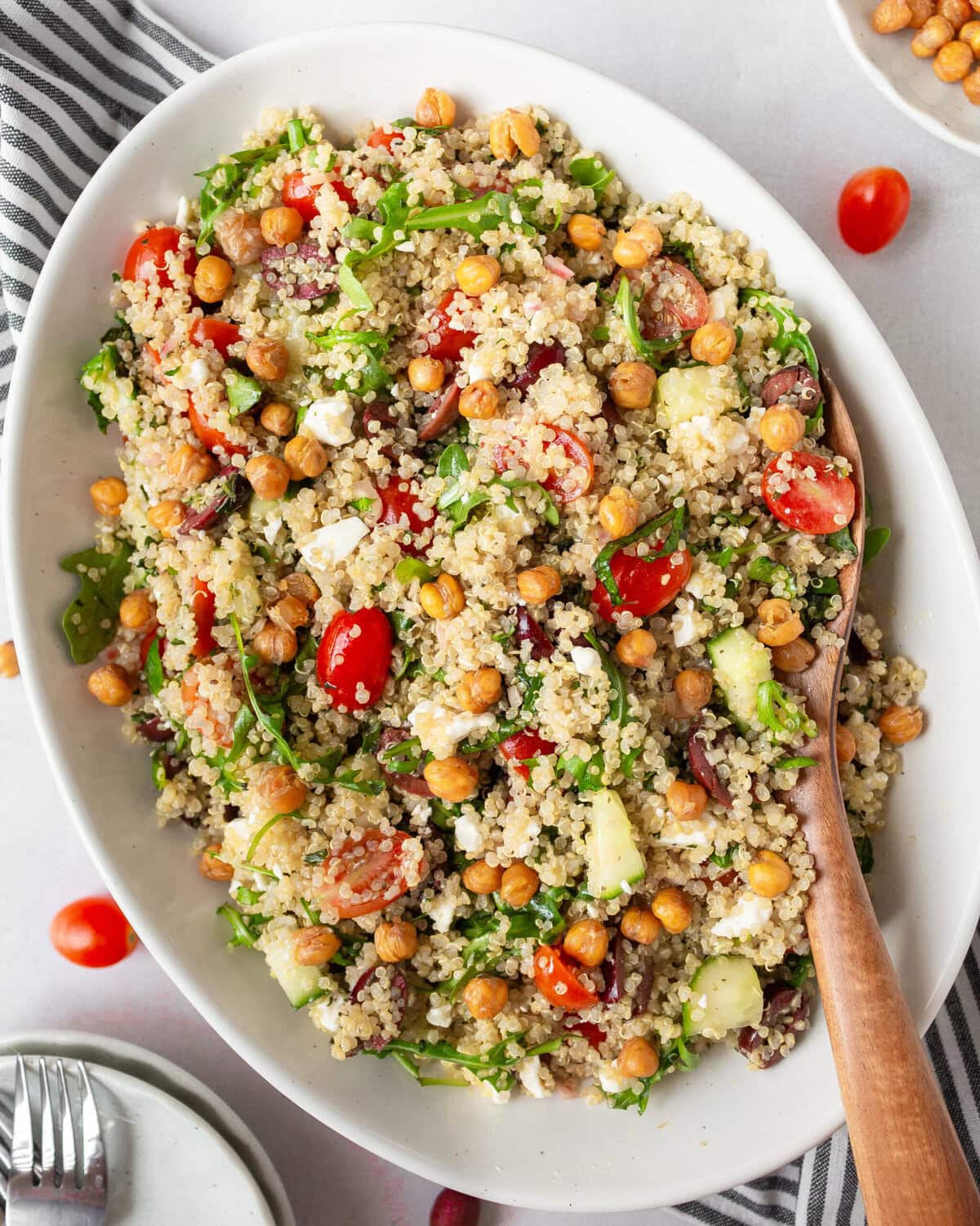 Greek Quinoa Salad - Mama Knows Gluten Free